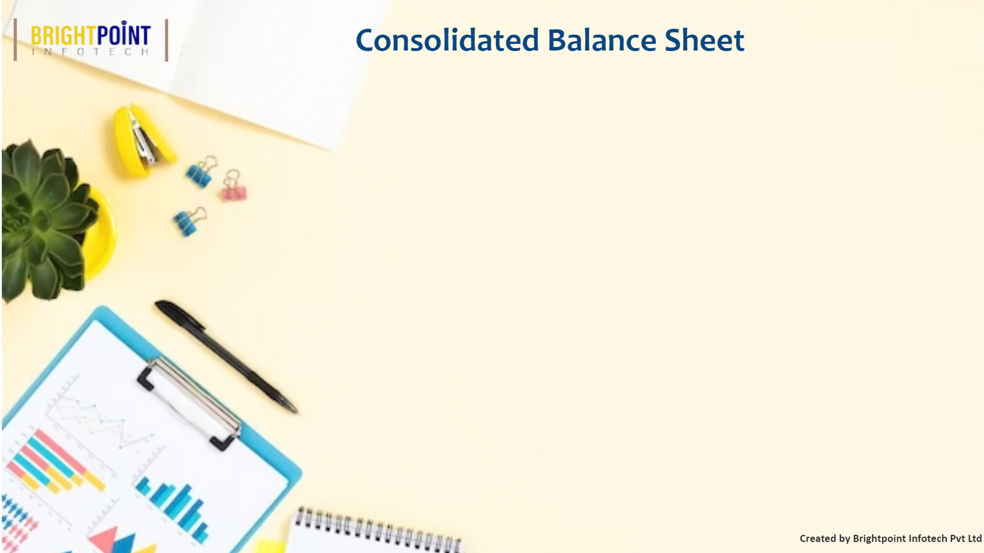 Consolidated Balance Sheet Report