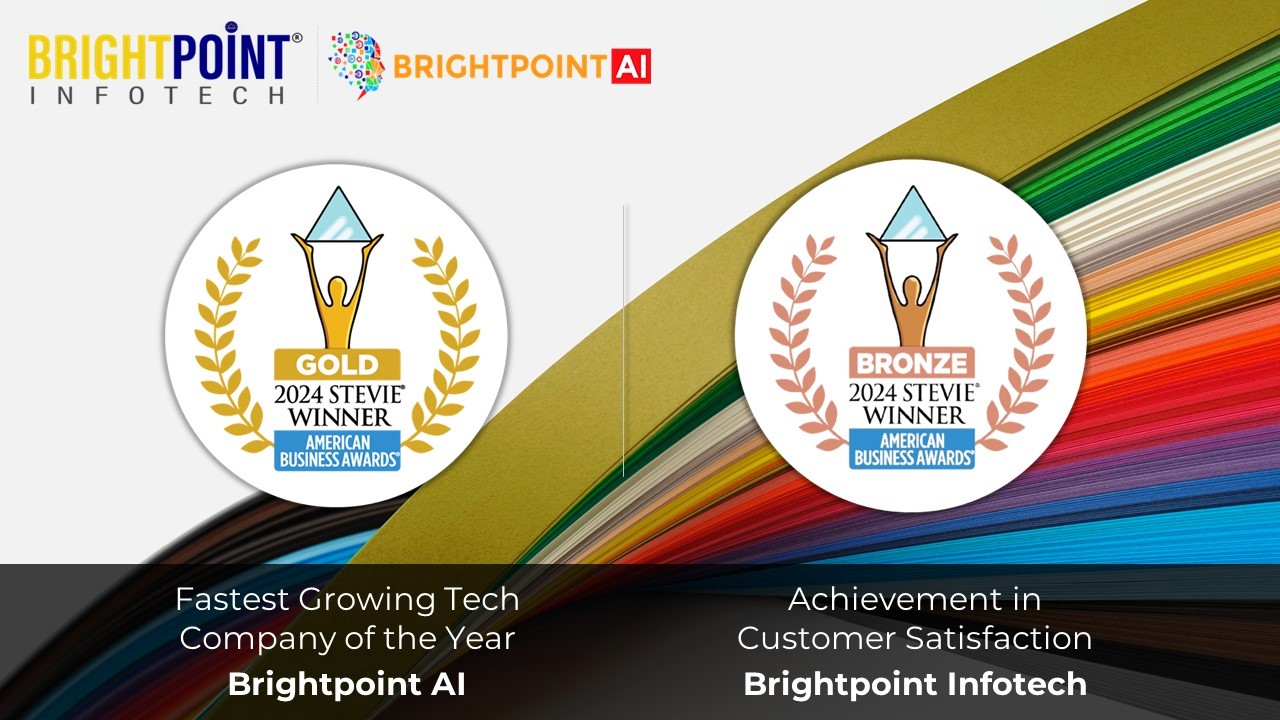 Brightpoint Infotech & Brightpoin AI Shine at Stevie American Business Awards