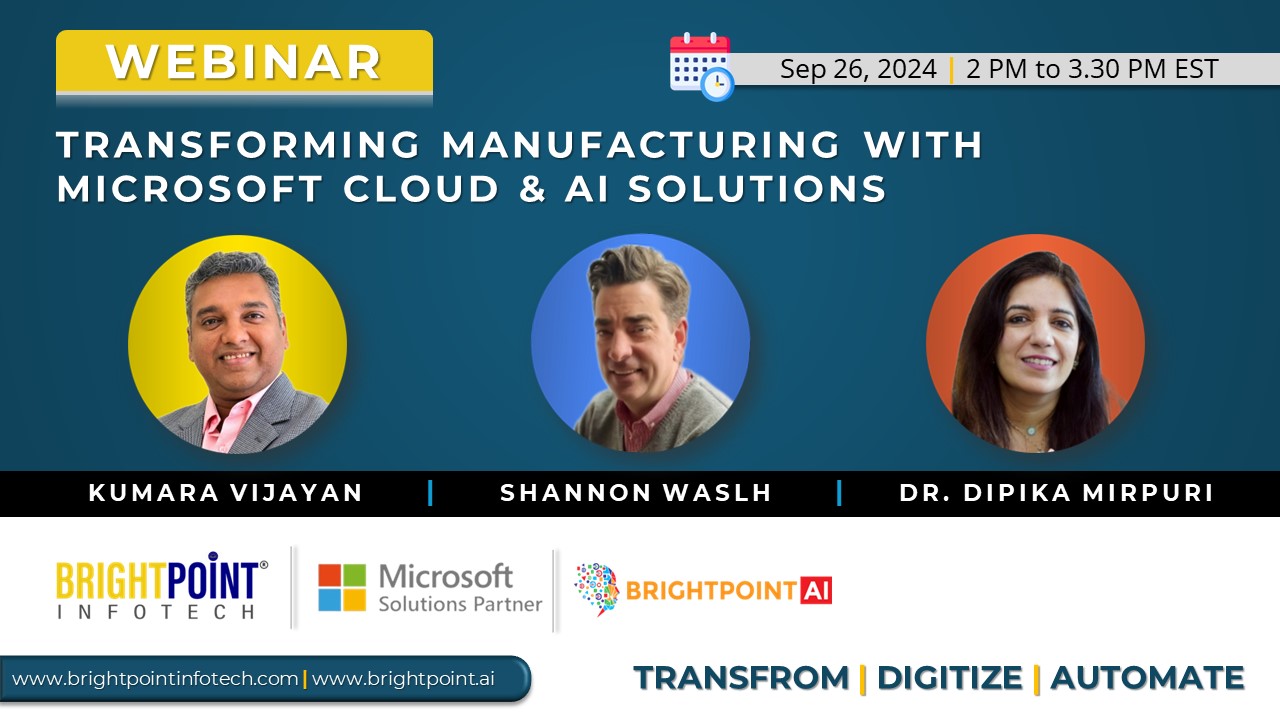 Business performance analytics in D365 - Brightpoint Infotech