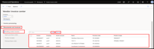 New vendor invoice center in D365 - Brightpoint Infotech