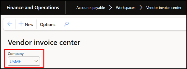 New vendor invoice center in D365 - Brightpoint Infotech