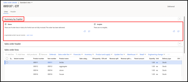 Sales Order Summary in D365 | Streamline Order Management