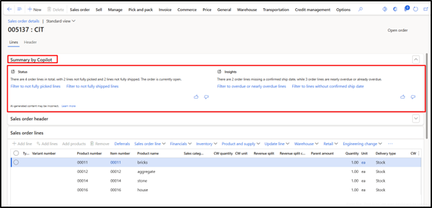 Sales Order Summary in D365 | Streamline Order Management