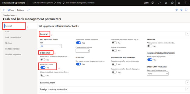 Reuse Check Numbers in D365 Finance | Step-by-Step Guide
