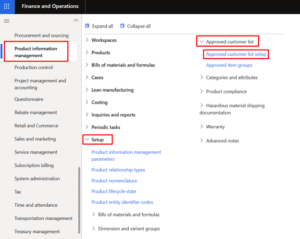 (Preview) Approved Customer List in Dynamics 365 Finance & Operations