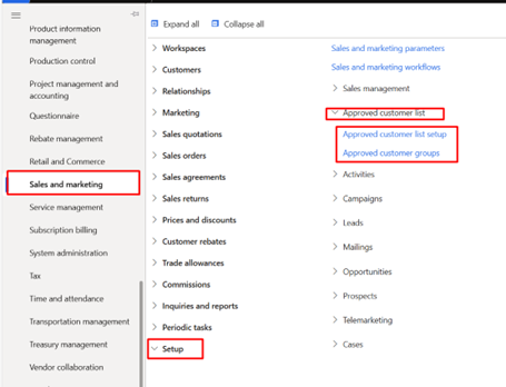 (Preview) Approved Customer List in Dynamics 365 Finance & Operations